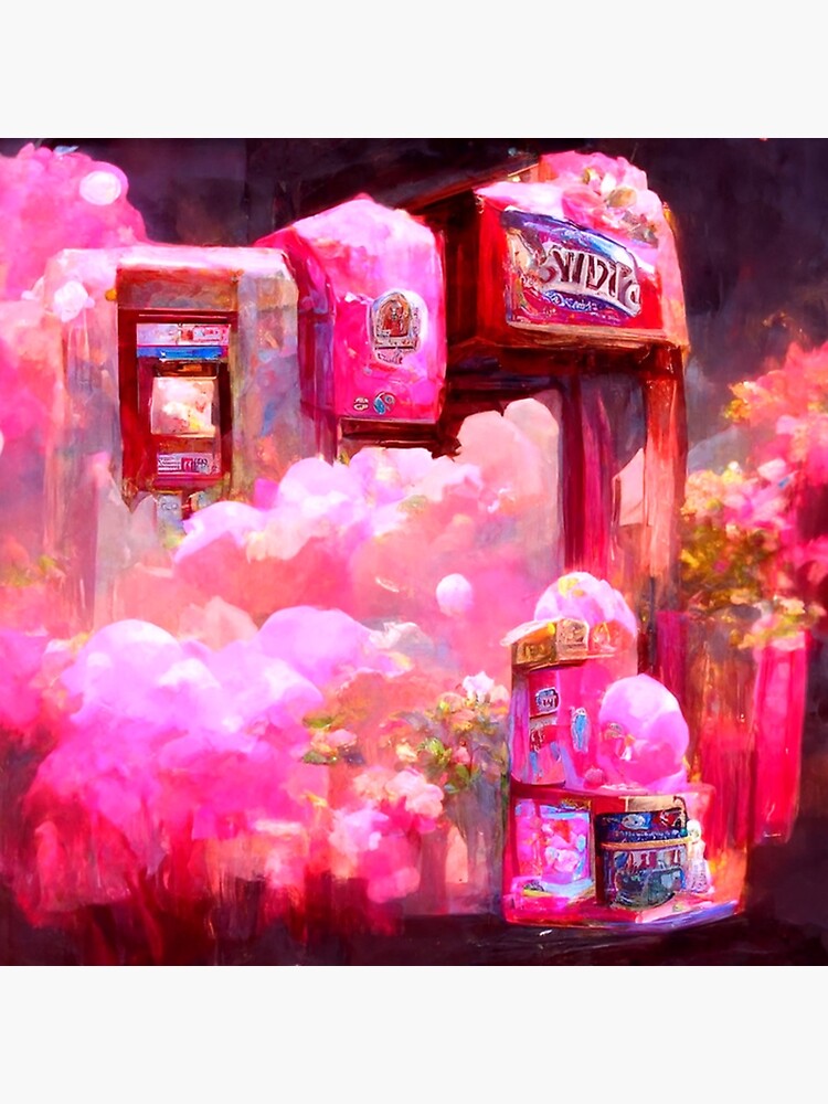 "Candy Vending Machine Ai Generated Art" Art Print for Sale by AI ...