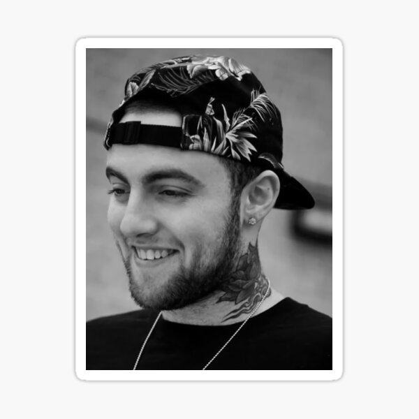 "Mac Smile Aesthetic Tattoo Poster" Sticker by yosikmurat | Redbubble