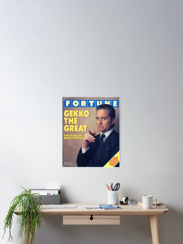 "Gordon Gekko" Poster for Sale by dolatepo | Redbubble