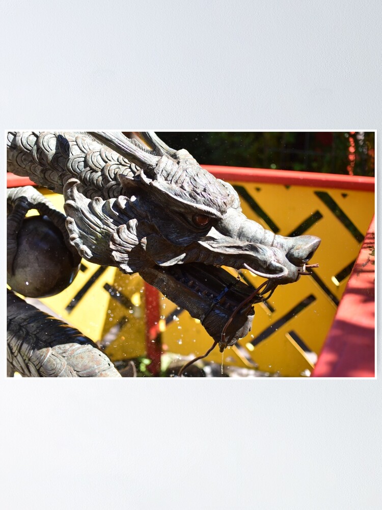 "Chinese Dragon with dripping water" Poster for Sale by NightfuryGirl20 ...