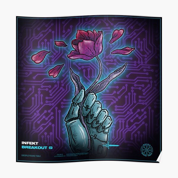 "Power of flower Infekt Breakout" Poster for Sale by jangersten | Redbubble