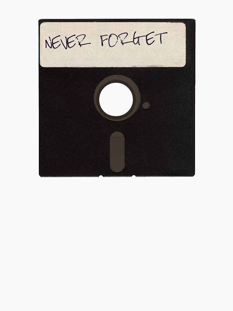"Never Forget Computer Floppy Disks" Essential T-Shirt for Sale by ...