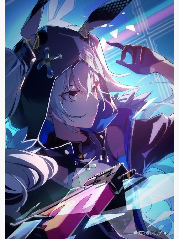 Pegatina «Paseo de neón || bronya zaichik» de AszaAri | Redbubble