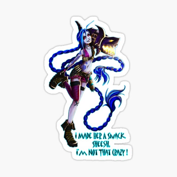 "Jinx" Sticker by Teodosija | Redbubble