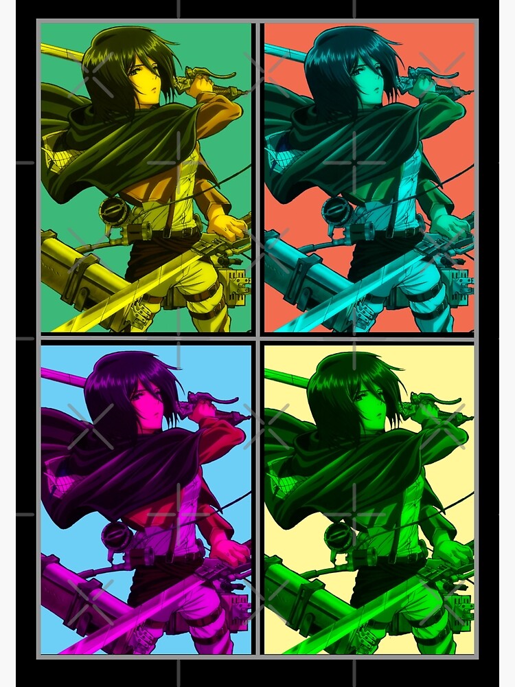 "Mikasa Ackerman Attack on Titan Shingeki no Kyojin Anime RGB Mirror ...