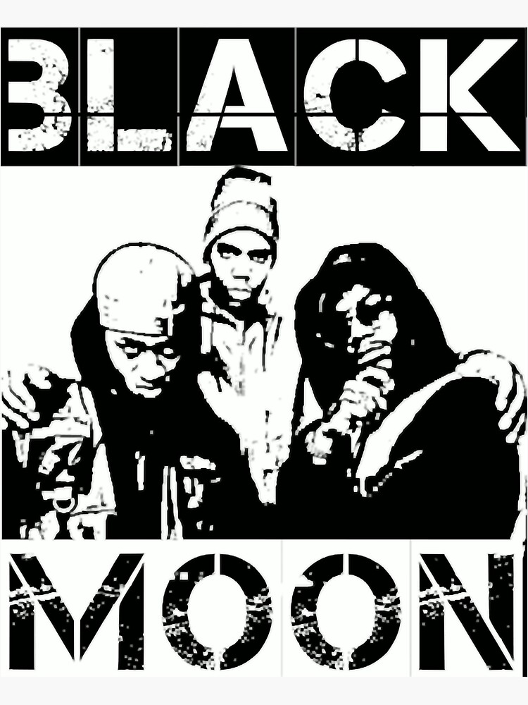 "Black Moon Enta Da Stage " Sticker by monica253424 | Redbubble