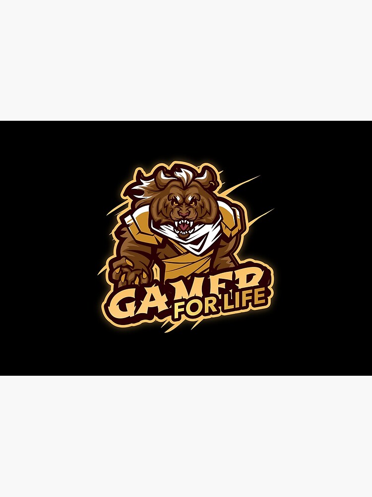 "Gamer for Life with Humanoid Animal Warrior" Poster for Sale by ...