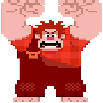 Pegatina for Sale con la obra «Wreck-It Ralph - ¡Voy a destrozarlo!» de ...