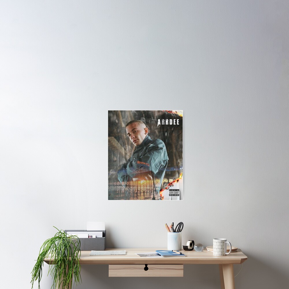 "Arrdee Rapper Poster - UK Drill" Poster by CamilaJane | Redbubble