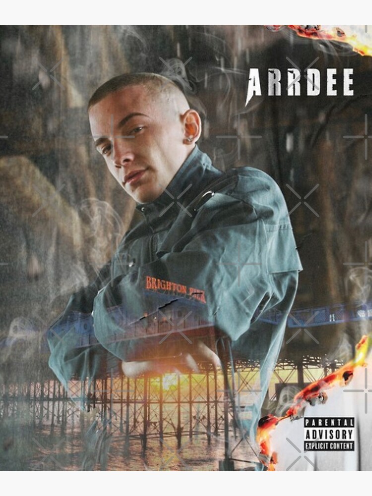 "Arrdee Rapper Poster - UK Drill" Poster by CamilaJane | Redbubble