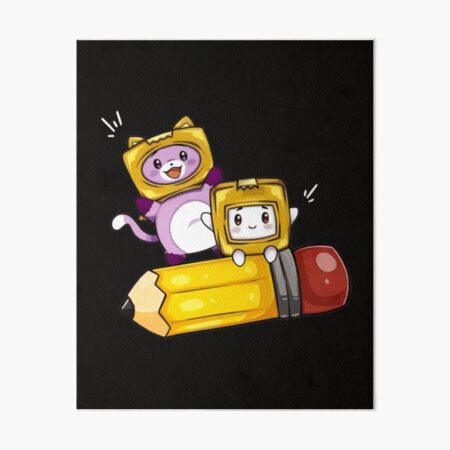 "Lankybox Boxy and Foxy Cute " Art Board Print by OfOctober | Redbubble