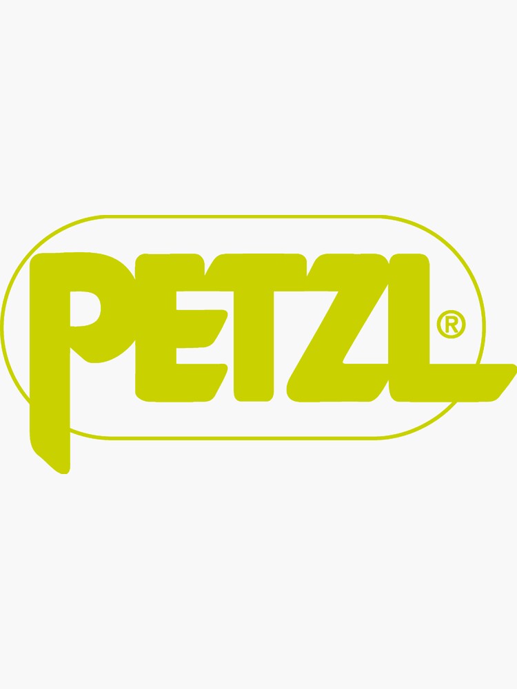 "OUTDOOR -PETZL-LOGO" Sticker by ElizabetOto710 | Redbubble