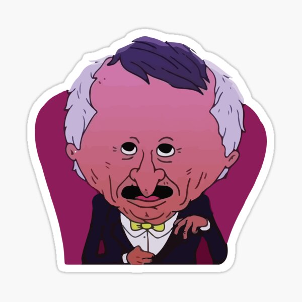 "the boss smiling friends" Sticker for Sale by ToromeArt | Redbubble