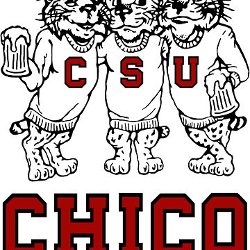 "Chico State Vintage Drinking Wildcats Logo From The 1970&s 1980&s Classic T-Shirt" Tapestry for ...