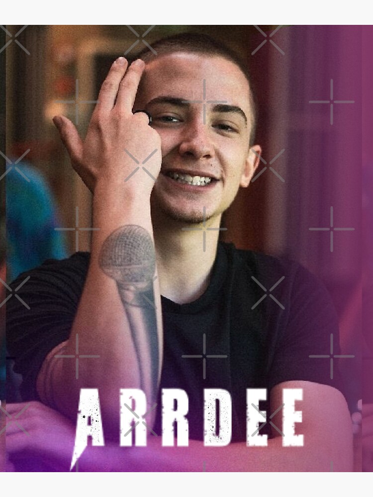 "Arrdee Rapper Poster – UK Drill" Sticker von CamilaJane | Redbubble