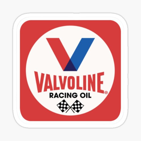 Pegatina «Logotipo de Valvoline Racing Oil Merchandising e indumentaria ...