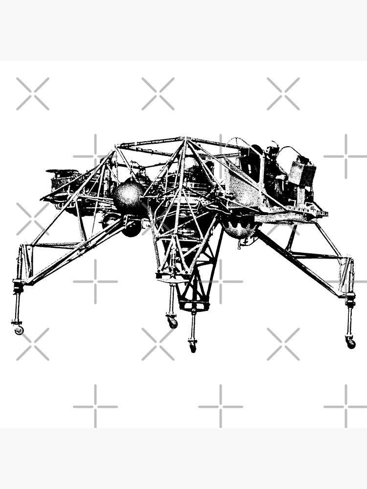 "Lunar Lander Research Vehicle 1964" Poster for Sale by HumbleFire ...