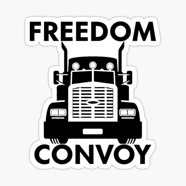 "Canadian Convoy" Sticker for Sale by PStrawler | Redbubble