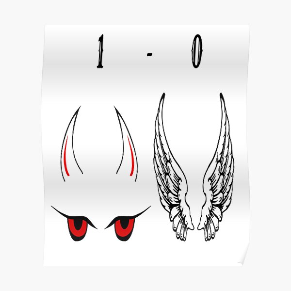 "angel vs devil / sin vs deed / good vs evil" Poster by HYcollection ...