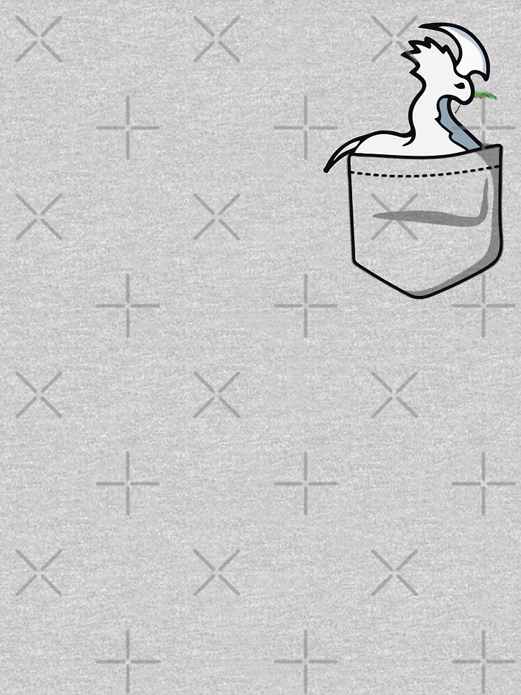 "Rimworld Gaming Pocket Tee Thrumbo chewing pine tree branch funny meme ...