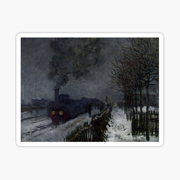 "Monet creative style " Sticker by Wallpics | Redbubble