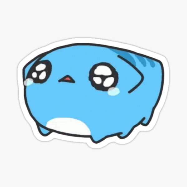 "Crying bugcat capoo cute ️" Sticker by shubham211 | Redbubble