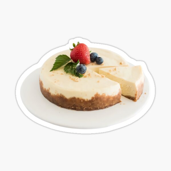 "cheesecake" Sticker by BHLIM | Redbubble