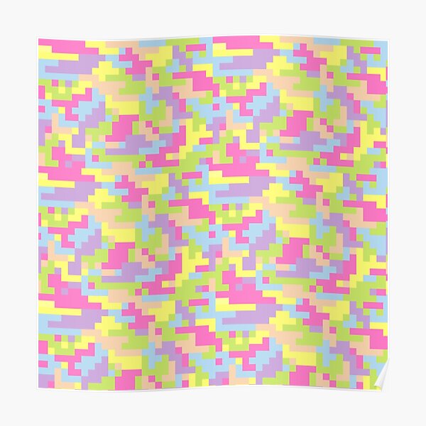 "Pixel Barf" Poster for Sale by systemprimary | Redbubble