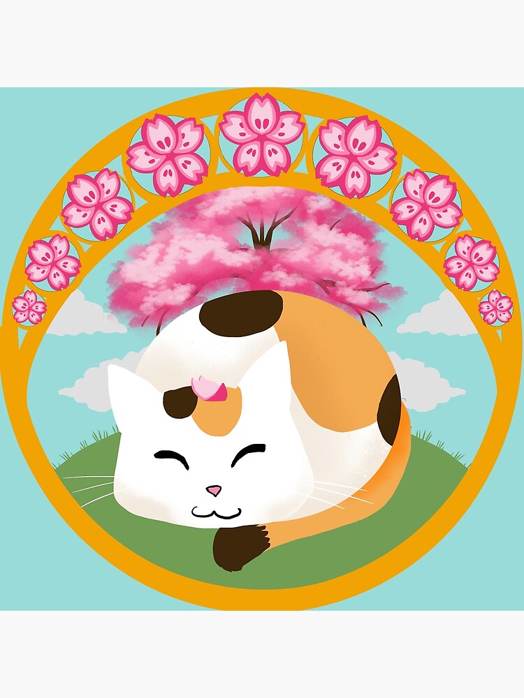 "Sakura Cat" Photographic Print for Sale by sewohayami | Redbubble