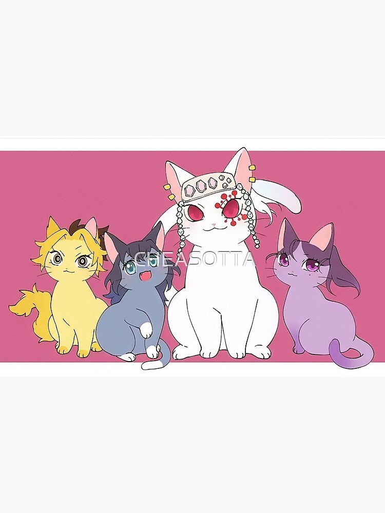 "Tengen Uzui transform to cat " Poster by CHEASOTTA | Redbubble