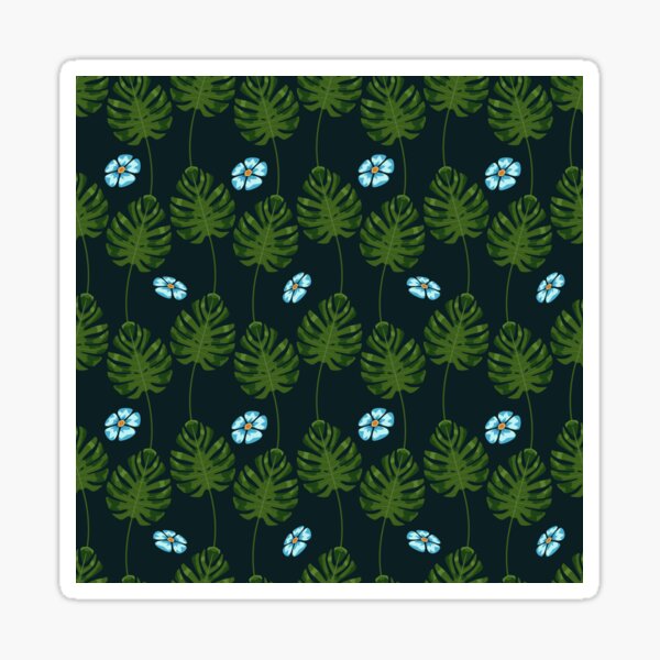 "Leaves Patterns" Sticker for Sale by samirski | Redbubble