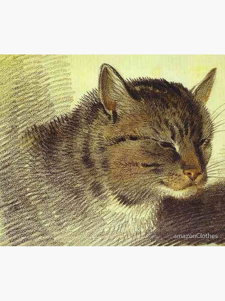 "sad cat is sad for the owner" Sticker for Sale by amazonClothes ...