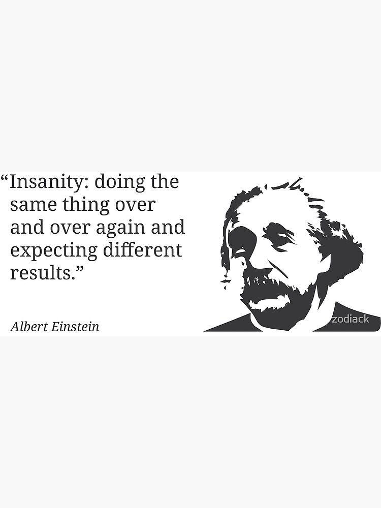 Insanity Einstein Quote Desktop Wallpaper