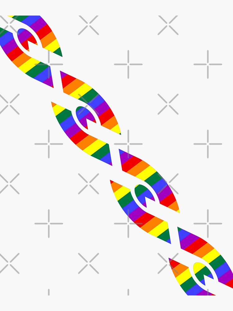 "A Colorful Design in rainbow colors, LGBT Theme" Sticker for Sale by ...