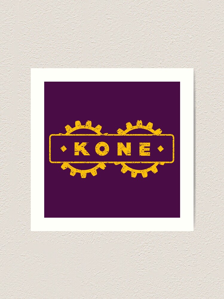 "KONE - RETRO LOGO" Art Print by terrasirius | Redbubble