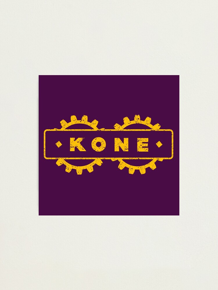 "KONE - RETRO LOGO" Photographic Print for Sale by terrasirius | Redbubble