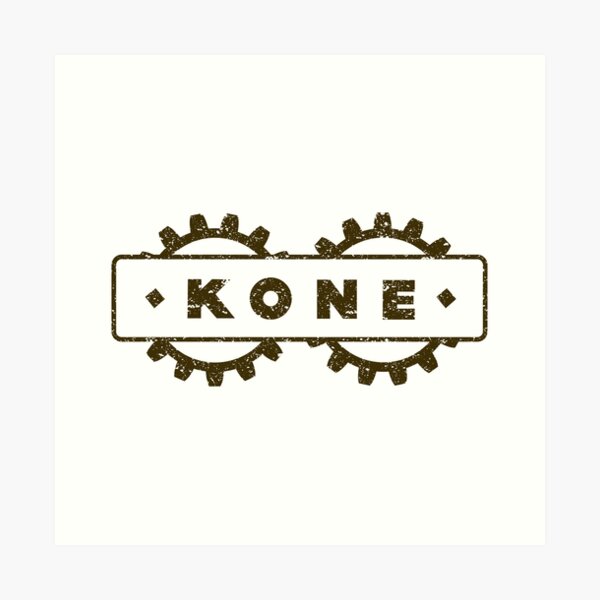 "KONE RETRO LOGO" Art Print for Sale by terrasirius | Redbubble