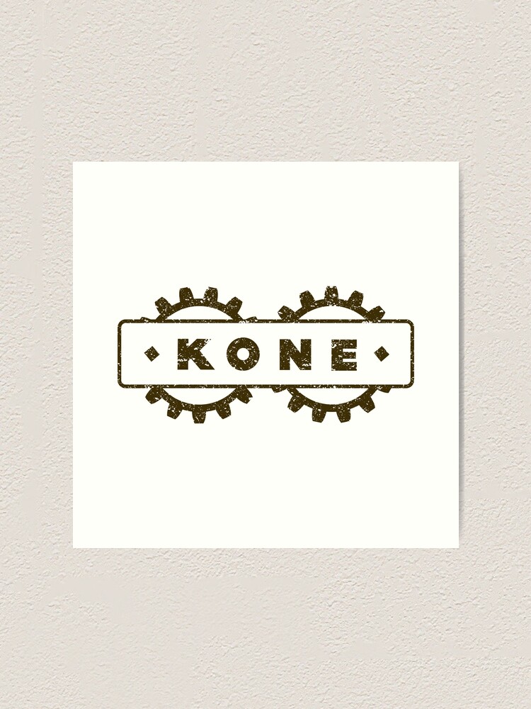 "KONE RETRO LOGO" Art Print for Sale by terrasirius | Redbubble
