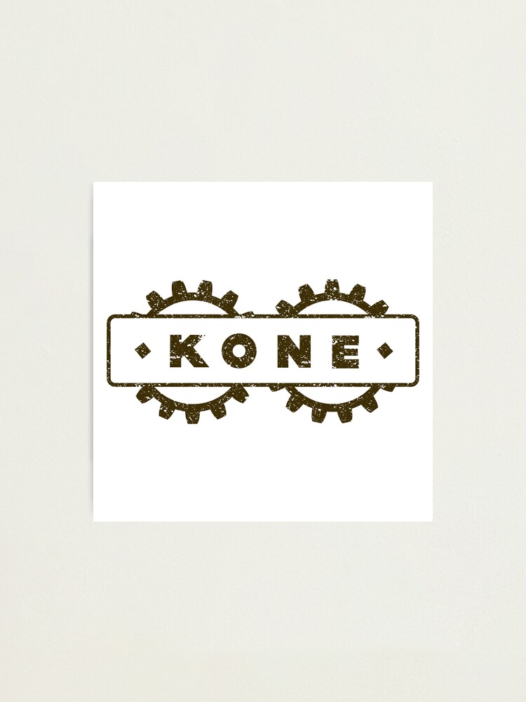 "KONE RETRO LOGO" Photographic Print for Sale by terrasirius | Redbubble