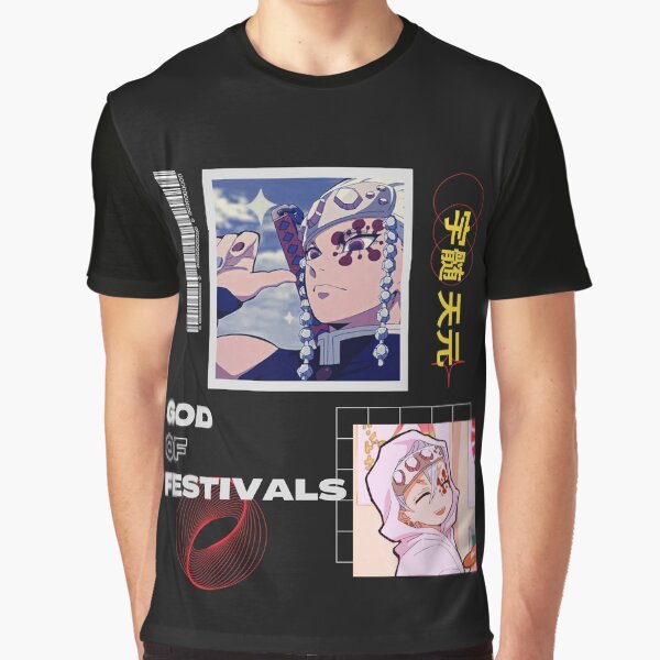 "Tengen Uzui: God of Festivals - Demon Slayer" T-shirt for Sale by nft ...