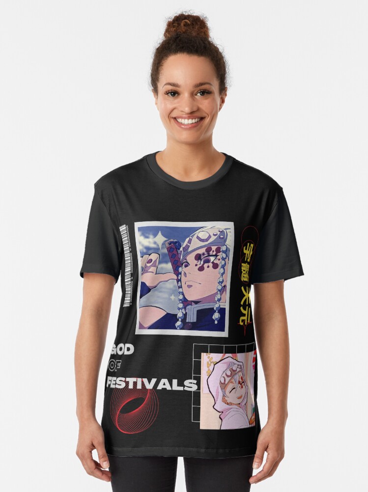"Tengen Uzui: God of Festivals - Demon Slayer" T-shirt for Sale by nft ...