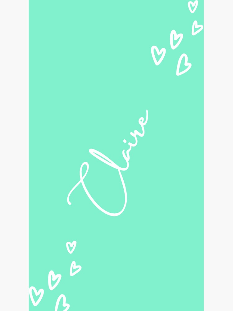 "Claire" Sticker by boki987 | Redbubble