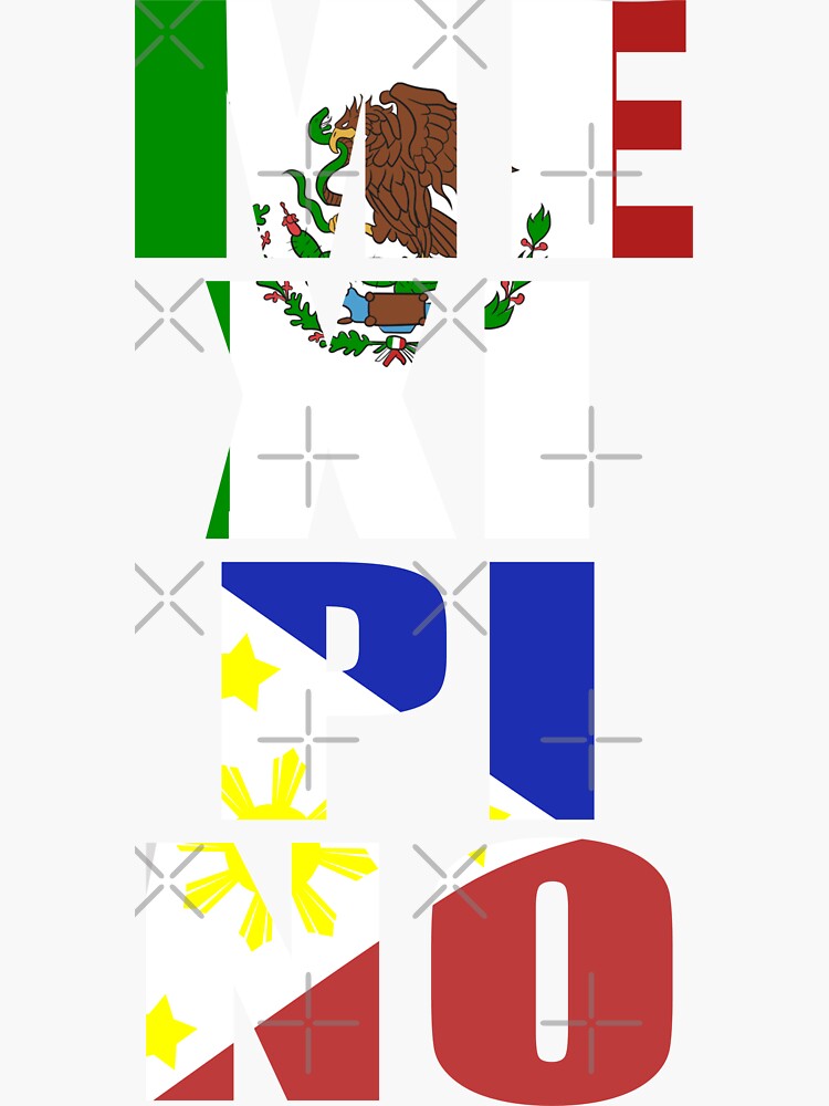 "Philippines Filipino Mexico Mixed DNA Mexipina Mexipino Flag I Gift ...