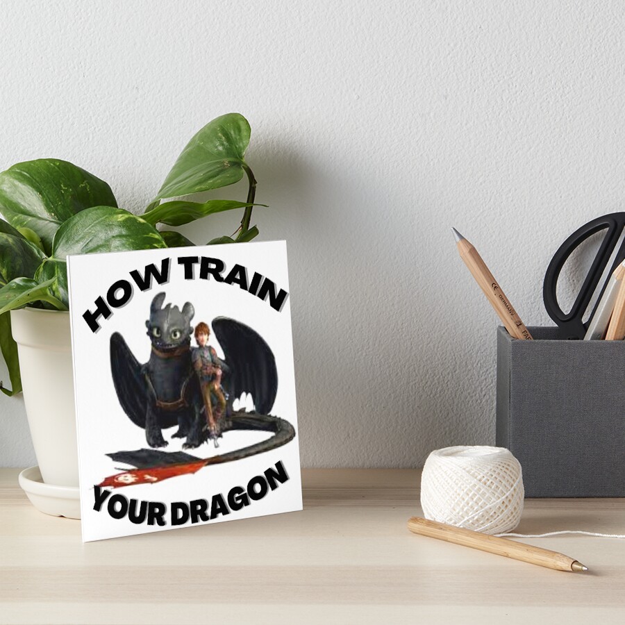"How to Train Your Dragon" Art Board Print by fyjeeshirts | Redbubble