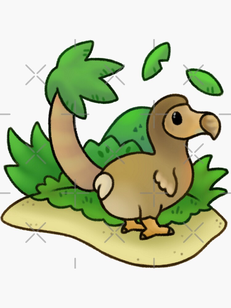 "Dodo Chibi" Sticker for Sale by NarwhalerArt | Redbubble