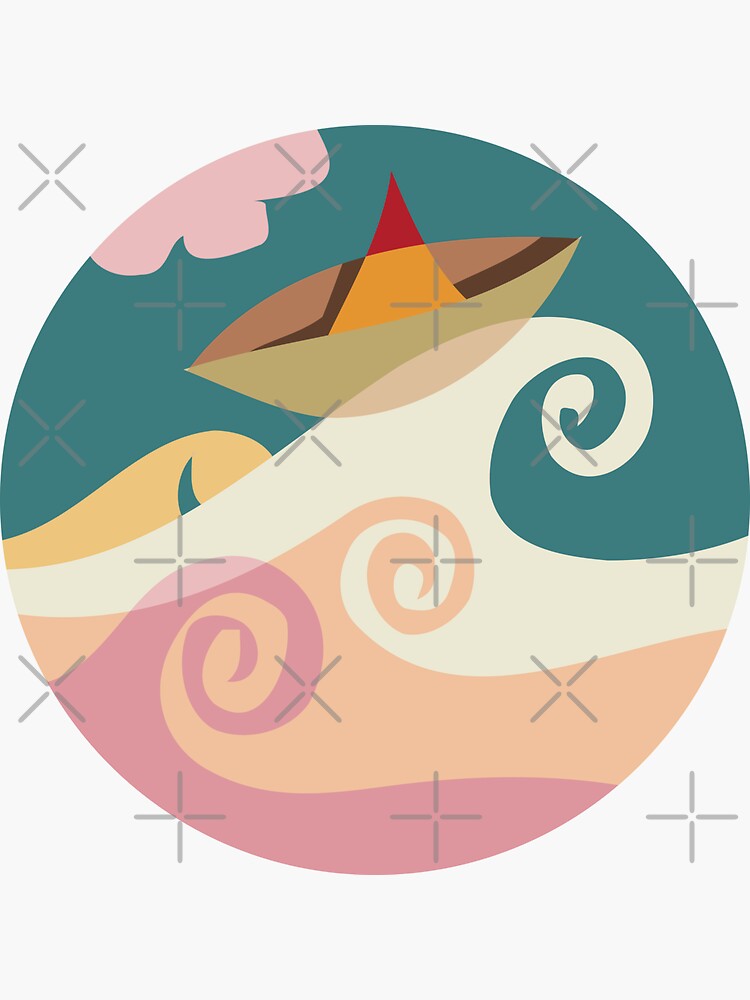 "Paper Boat " Sticker for Sale by agraphicartist | Redbubble