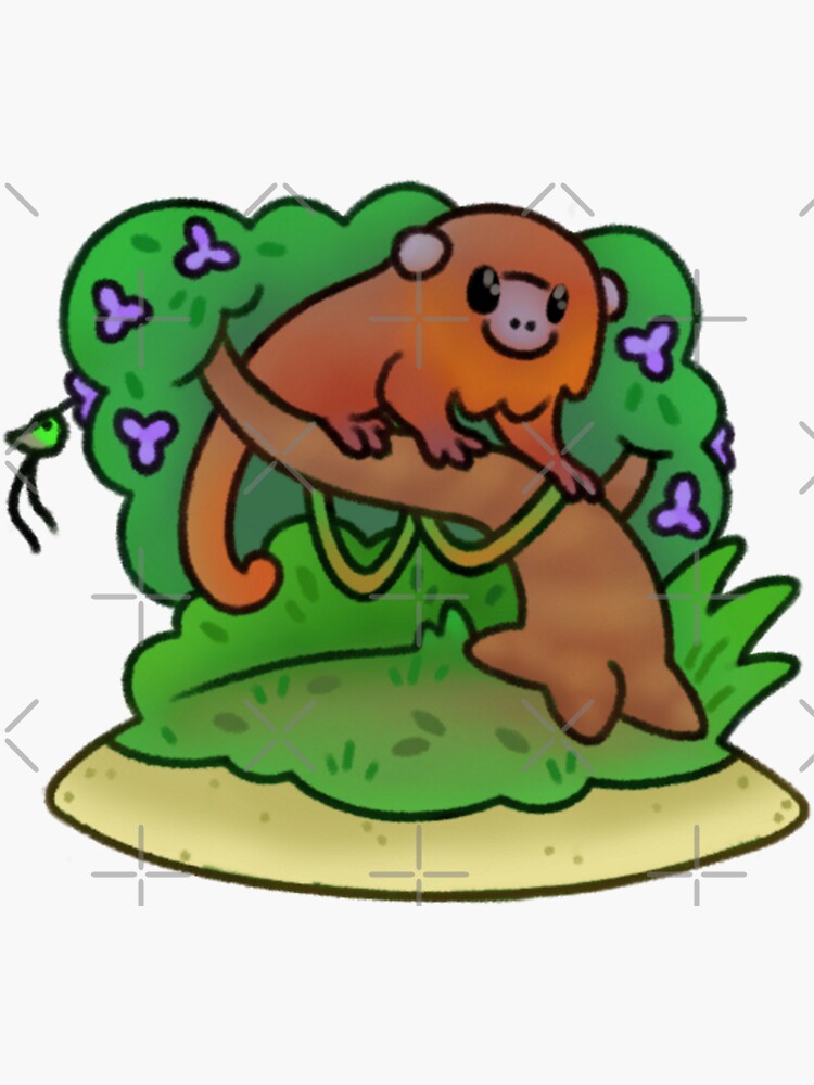 "Jamaican Titi Chibi" Sticker for Sale by NarwhalerArt | Redbubble