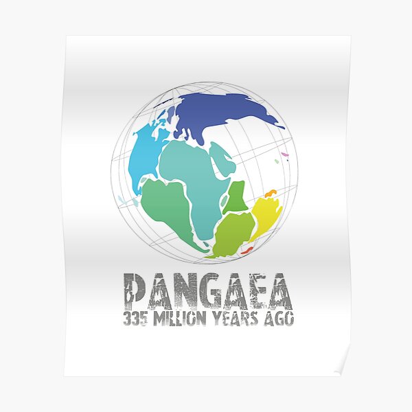 "Pangaea" Poster by NiceShirtY | Redbubble
