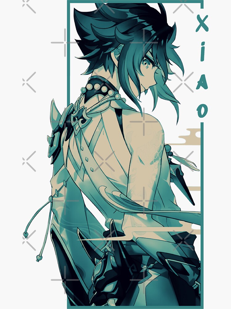"Xiao GI" Sticker for Sale by Gamogate | Redbubble