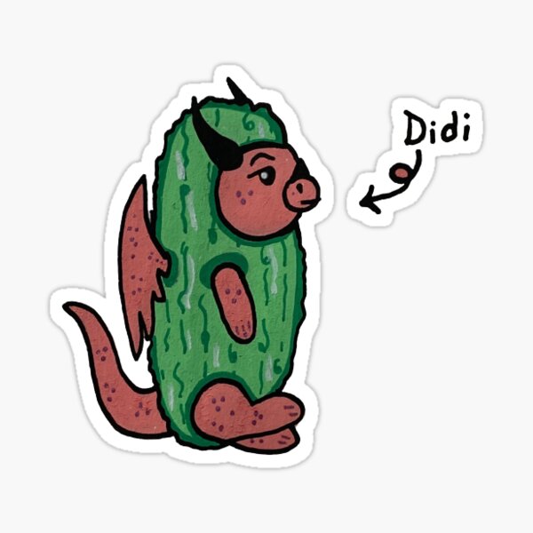 "Didi" Sticker for Sale by SaltyDragon | Redbubble